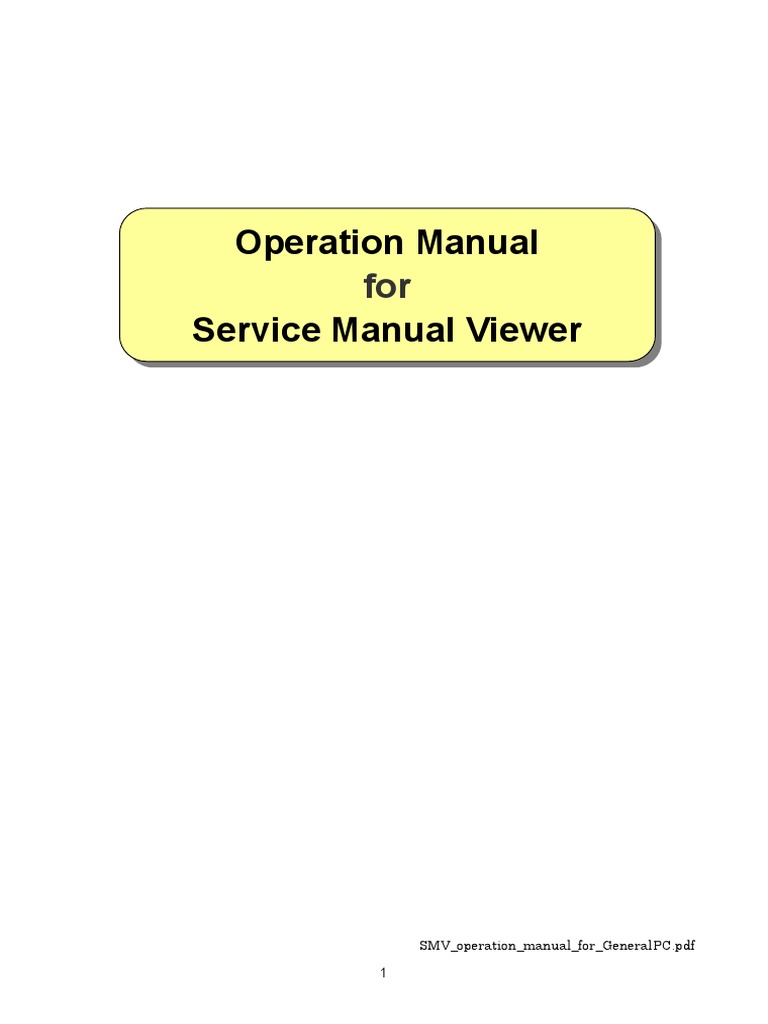 SMV Operation Manual For GeneralPC | PDF | Computer Keyboard | Button ...