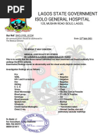 NYSC Medical Fitness Certificate Sample | PDF | Self-Improvement