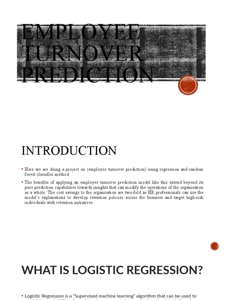 Employee Turnover Prediction | PDF