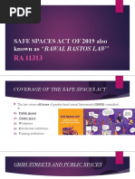 Powerpoint Presentation of Safe Spaces Act RA 11313 | PDF | Sexual ...