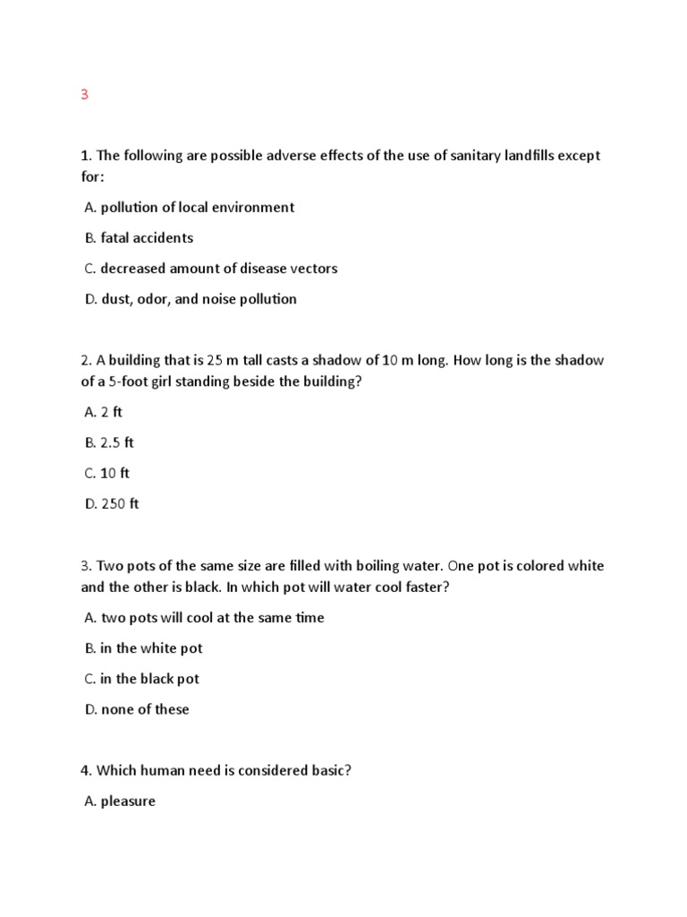 Gen Ed 3 and 4 | PDF | Reproduction | Water