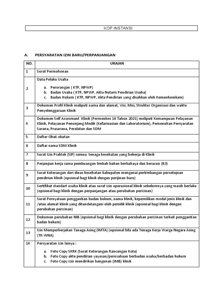 OPTIMALKAN IZIN KLINIK | PDF