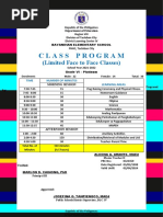 Sample of Multigrade Class Program | PDF | Learning
