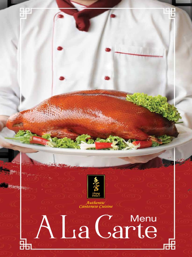 SHANG - Menu A LA CARTE - May 2022 - Website | PDF