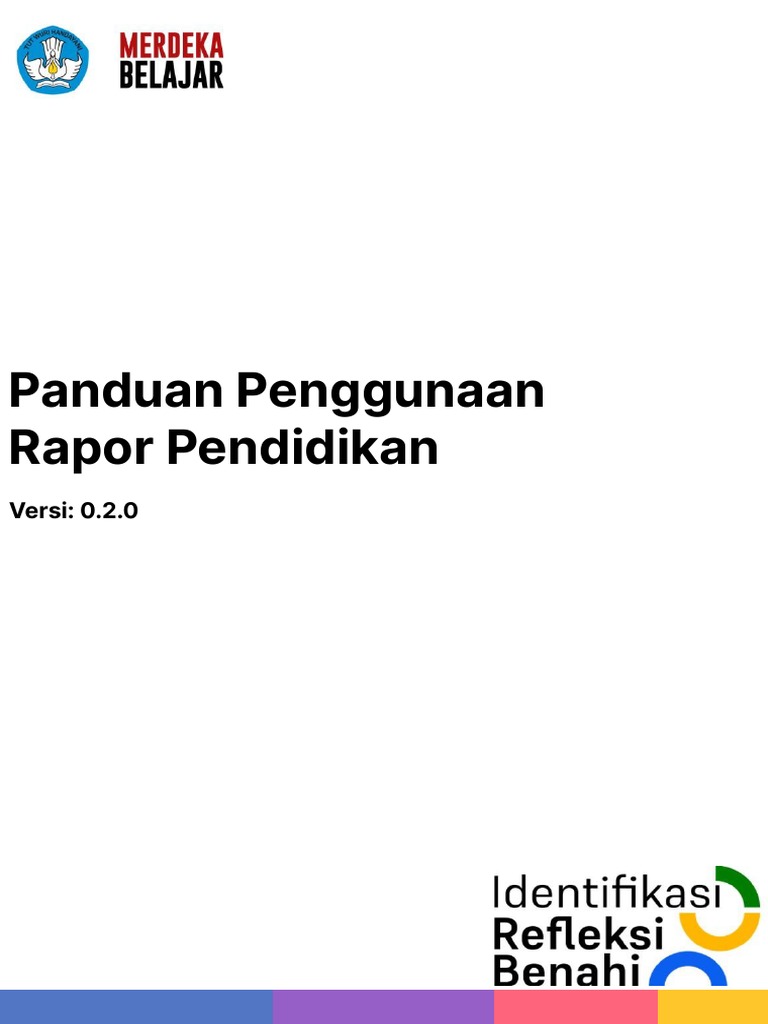 Panduan Penggunaan Rapor Pendidikan Untuk Satuan Pendidikan Dasar Menengah | PDF
