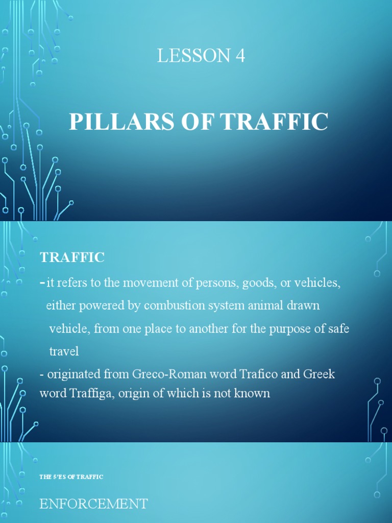 Cdi 4 Lesson 4 | PDF | Traffic | Transport