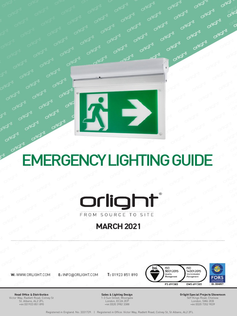 Emergency Lighting GuideMar2021 | PDF | Lighting | Safety