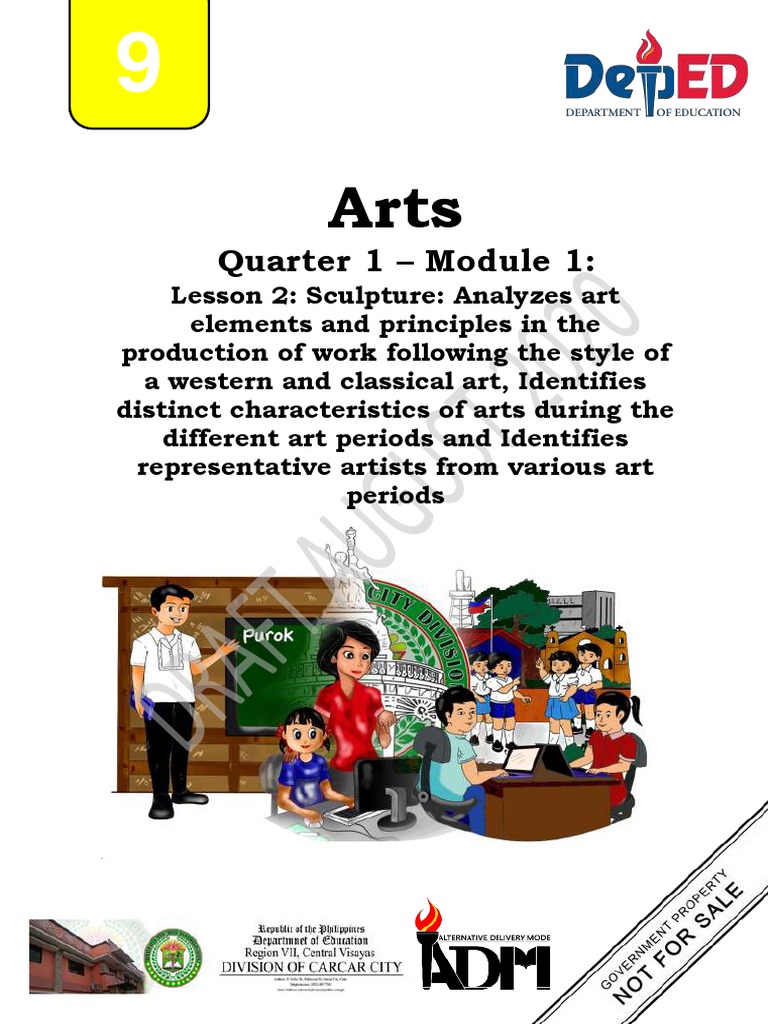 Arts 9 Module 1 Week 2 Lesson 2 v.01 CC | PDF | Sculpture | Learning