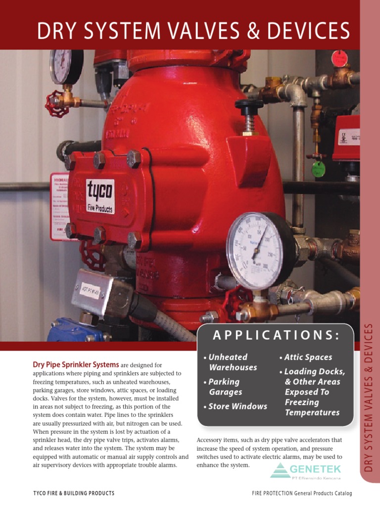 3 Dry System Valves Devices | PDF | Fire Sprinkler System | Valve