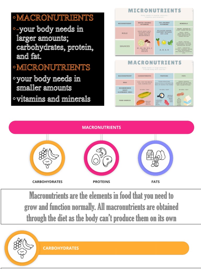 Macro and micronutrients | PDF