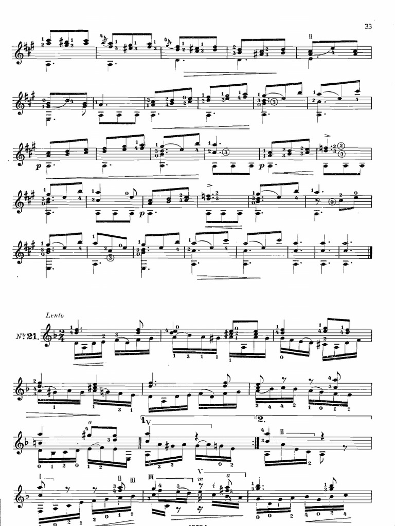 Estudio 21 - F. Sor U.M.E | PDF