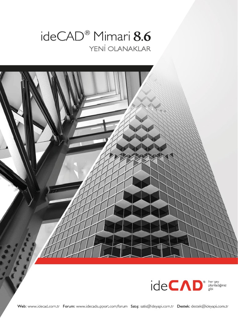 ideCAD Mimari 8 6 Yeni Olanaklar | PDF