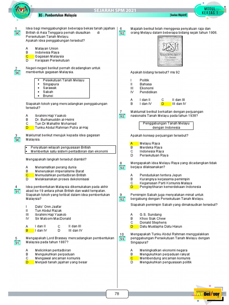 002 Modul T2V Sejarah K1 Guru-78-82 | PDF