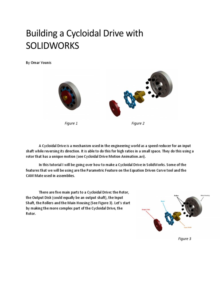 Building A Cycloidal Drive With Solidworks | PDF | Equations