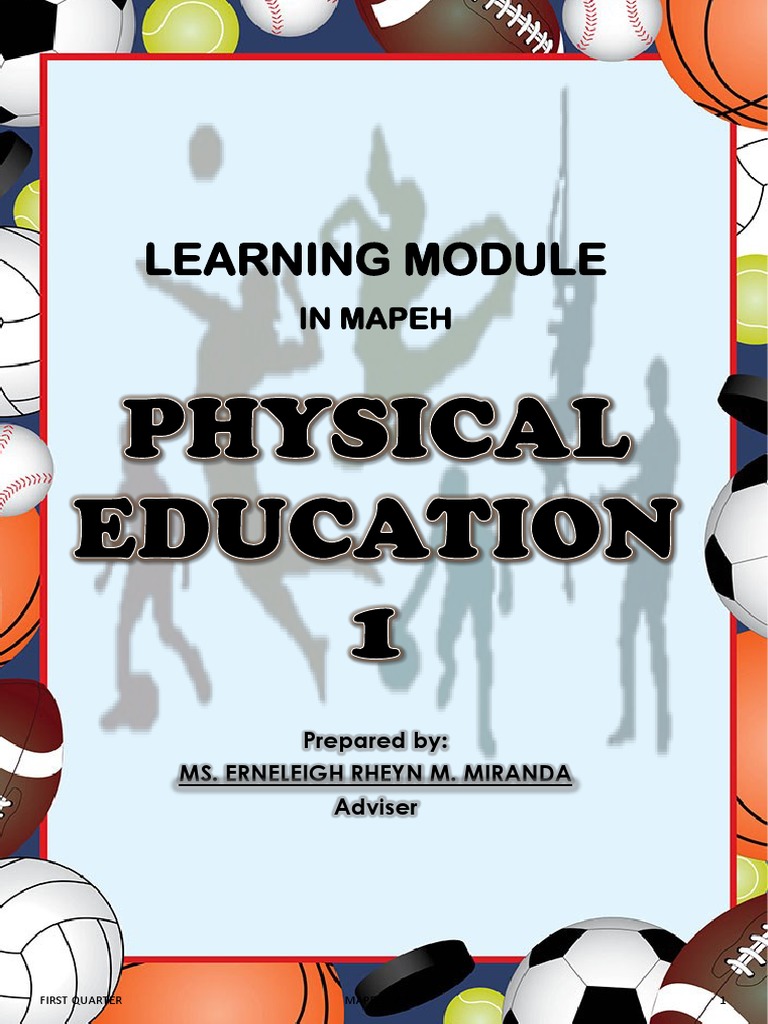 Mapeh - Pe Grade 1 First Grading Module | PDF | Physical Education