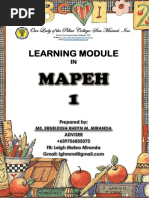 Mapeh - Arts Grade 1 First Grading | PDF | Drawing | Yellow