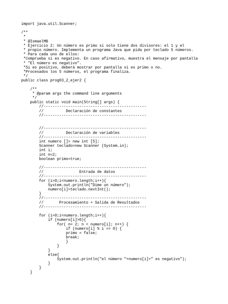 Plantilla Java | PDF