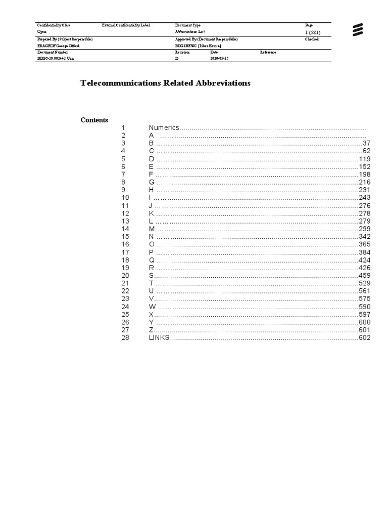 Telecommunications Related Abbreviations | PDF | Software As A Service ...