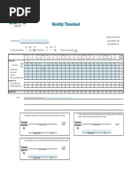 Home Services Program Timesheet 2025 | PDF