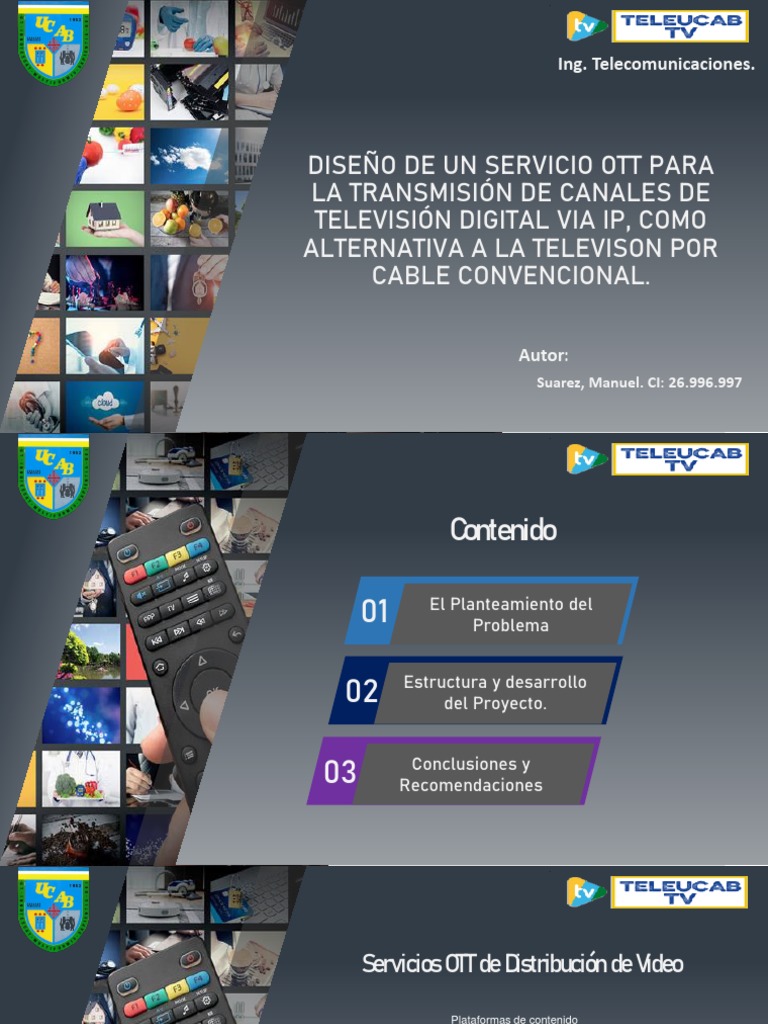 Diseño de Un Servicio Ott para La Transmisión | PDF | Streaming Media | Televisión