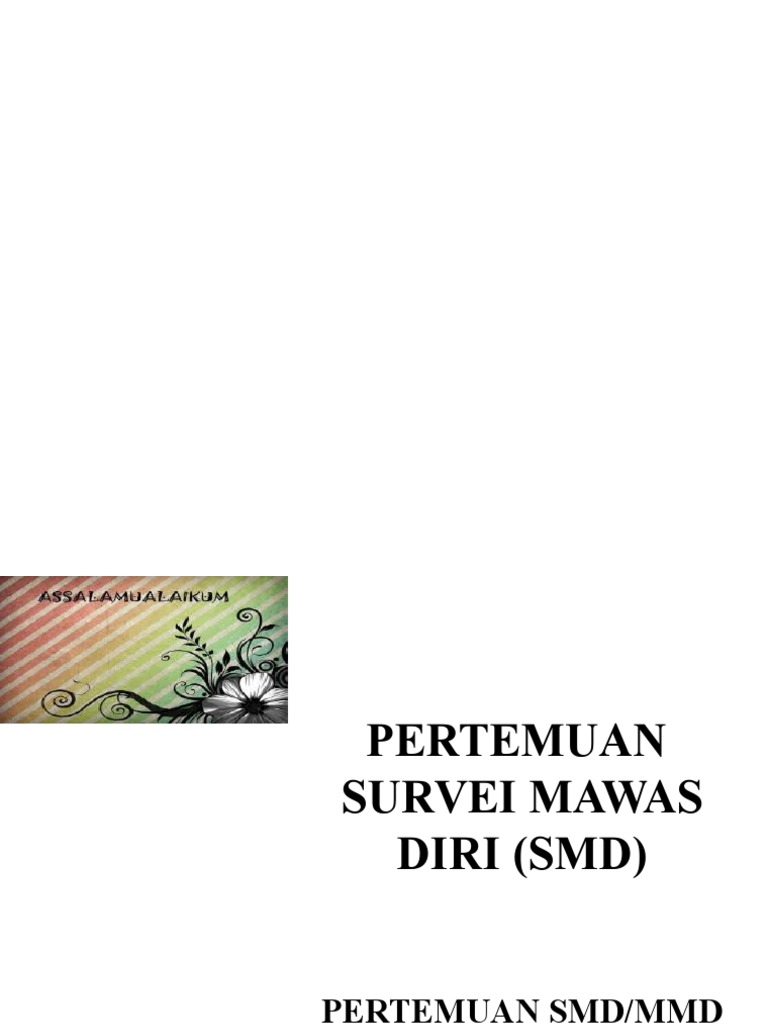 SMD MMD | PDF | Pengembangan Diri