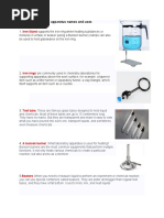 Common Laboratory Apparatus | PDF | Chemistry | Physical Sciences