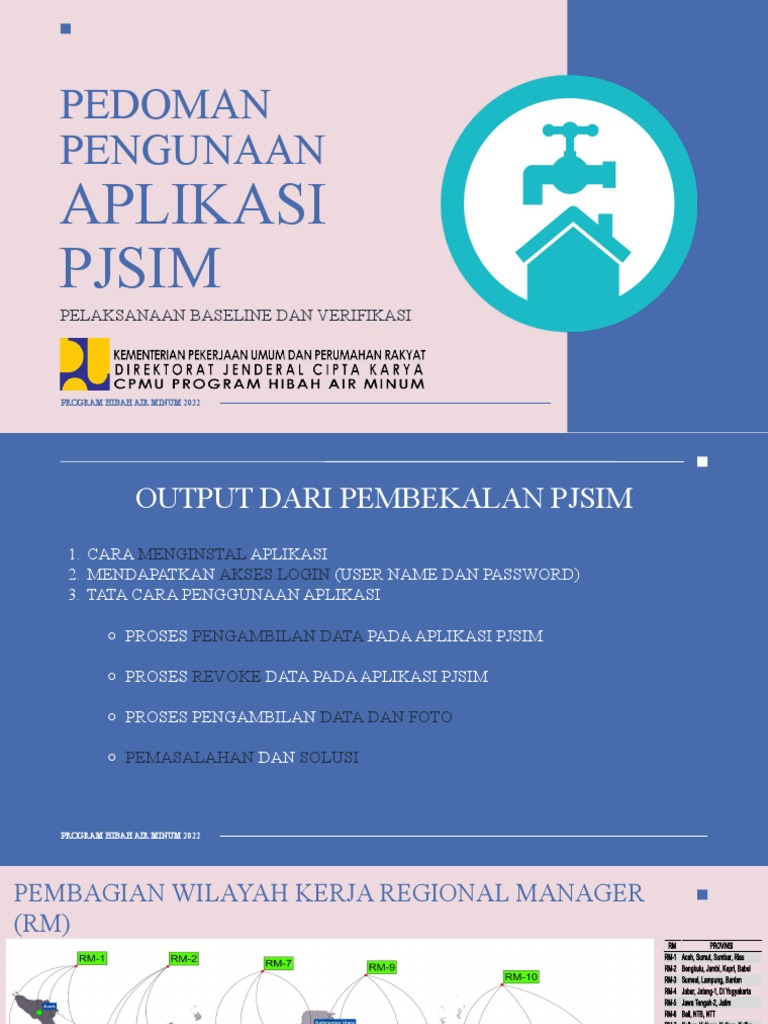 Paparan Pedoman Aplikasi Pjsim | PDF