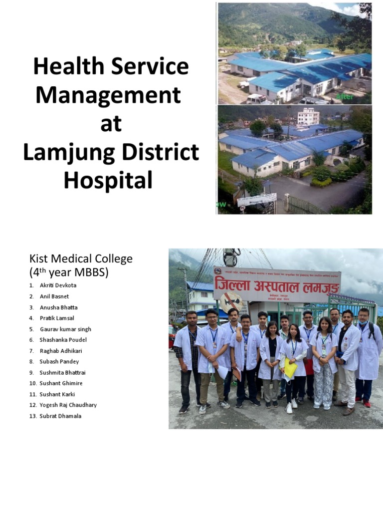 Health Service Management at Lamjung District Hospital | PDF | Hospital ...
