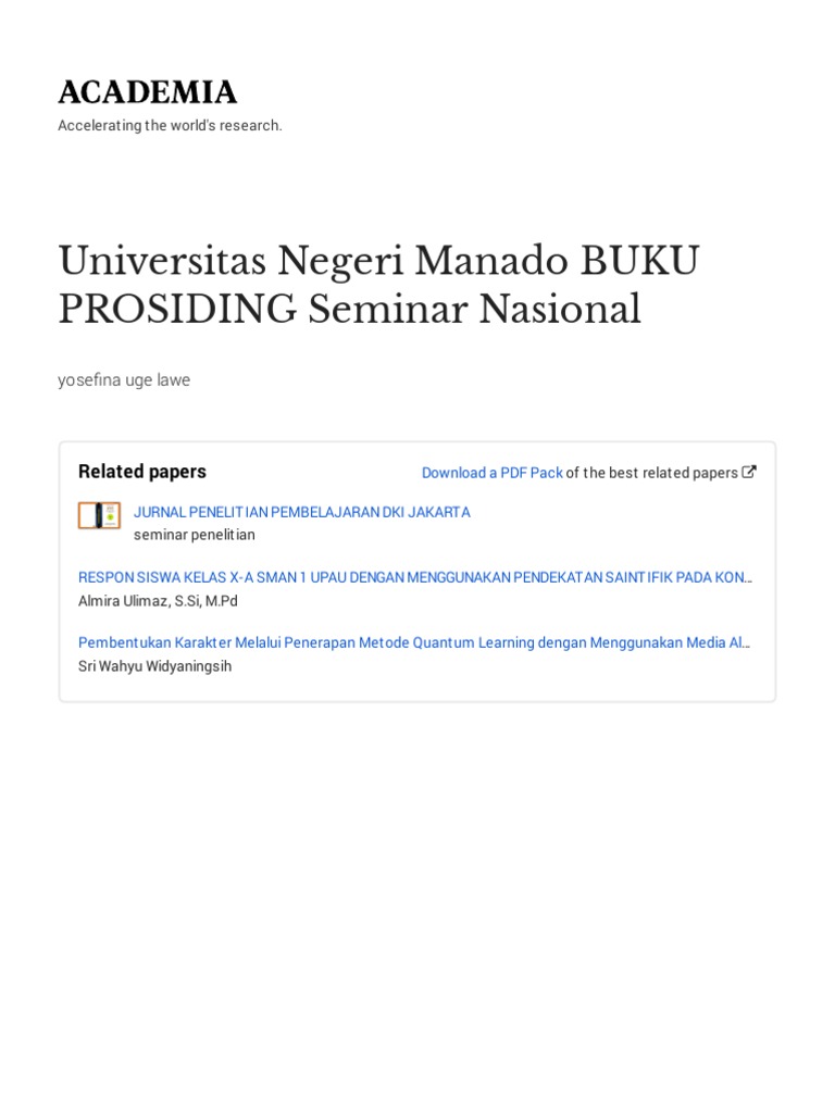 BUKU PROSIDING Seminar Nasional Inovasi Hasil Penelitian Pendidikan Dan ...