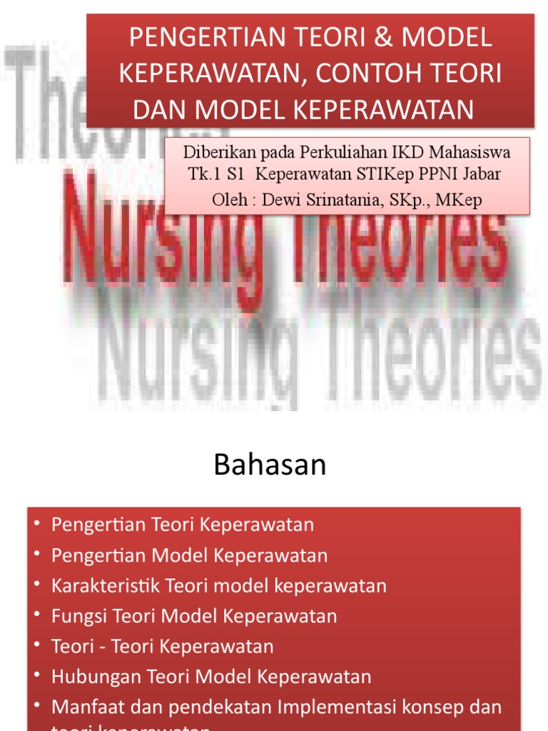 Teori Model Keperawatan | PDF