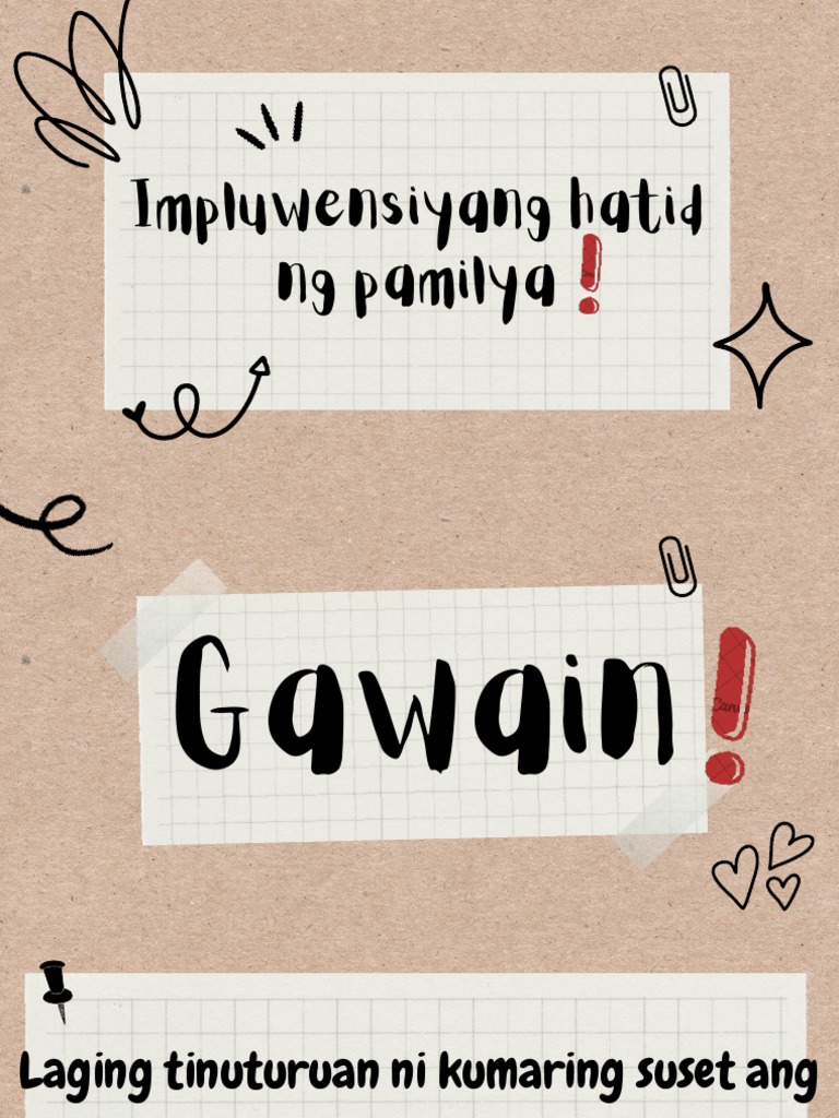 Impluwensiyang Hatid NG Pamilya | PDF