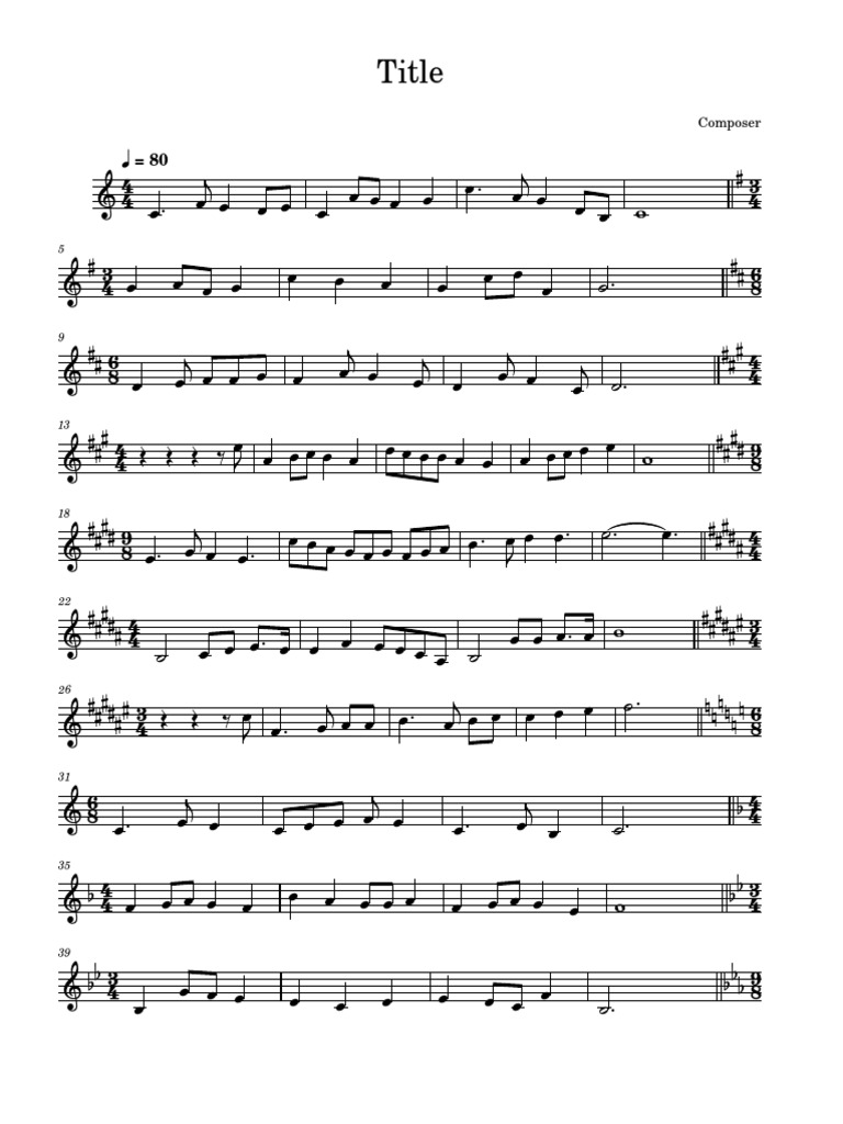 Frases Ritmicas | PDF