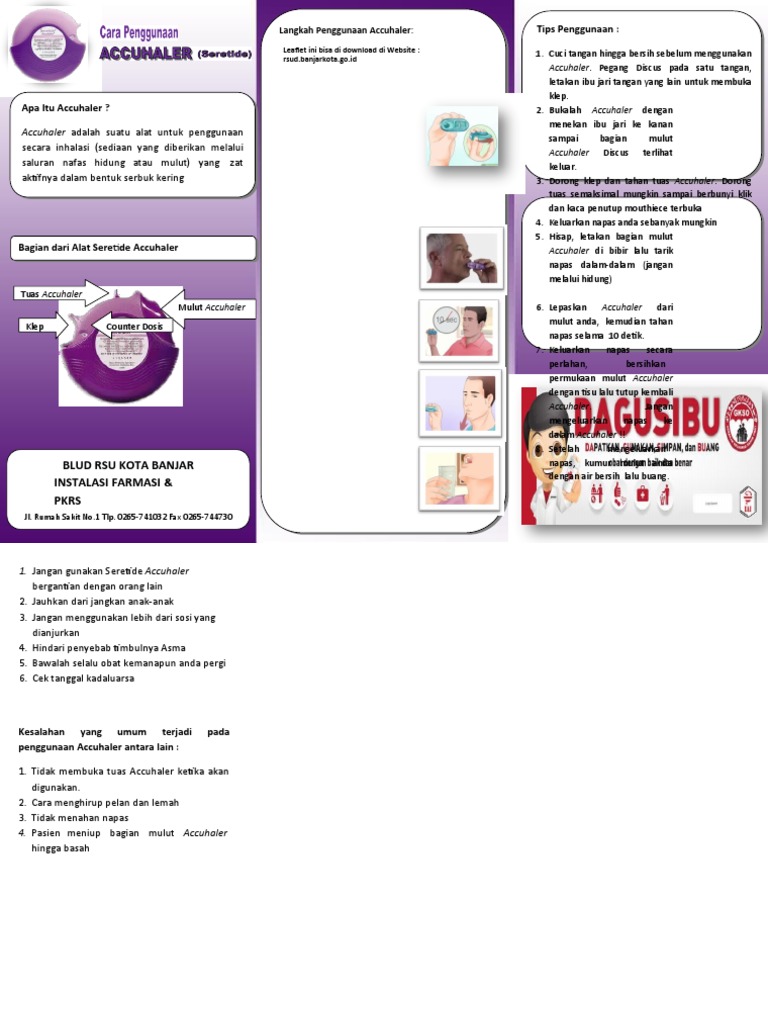 Leaflet Accuhaler Seretide | PDF