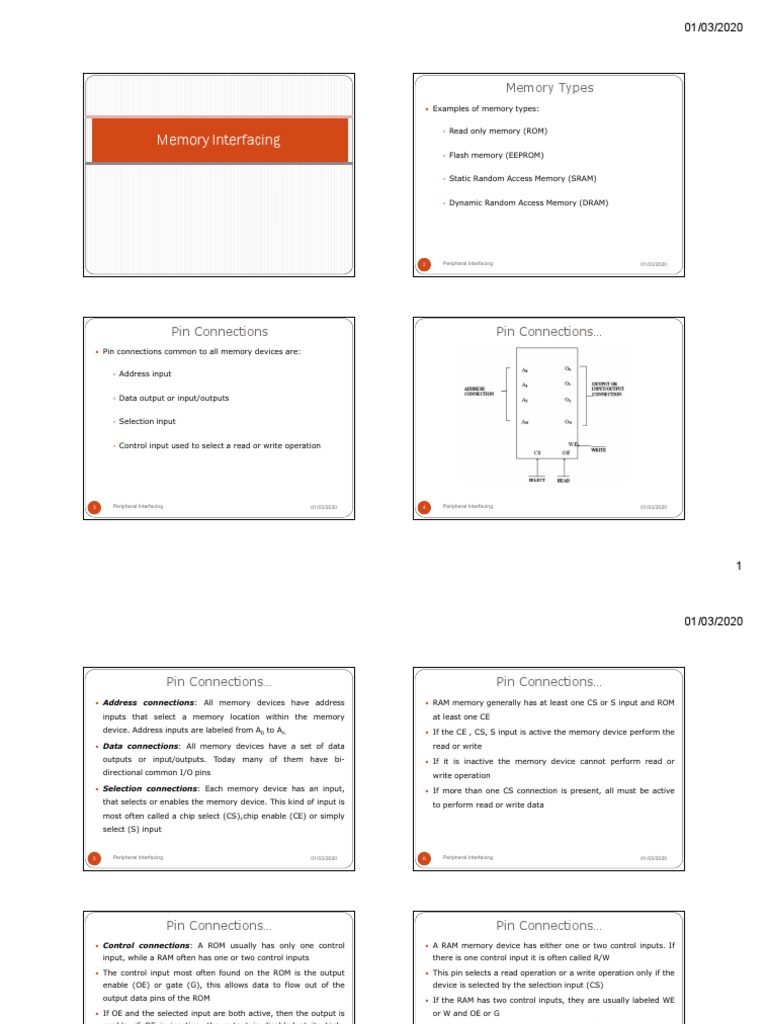 1.9 EEEQ 472 - Memory Interfacing | PDF | Dynamic Random Access Memory | Random Access Memory