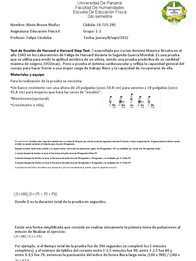 Test de Harvard | PDF