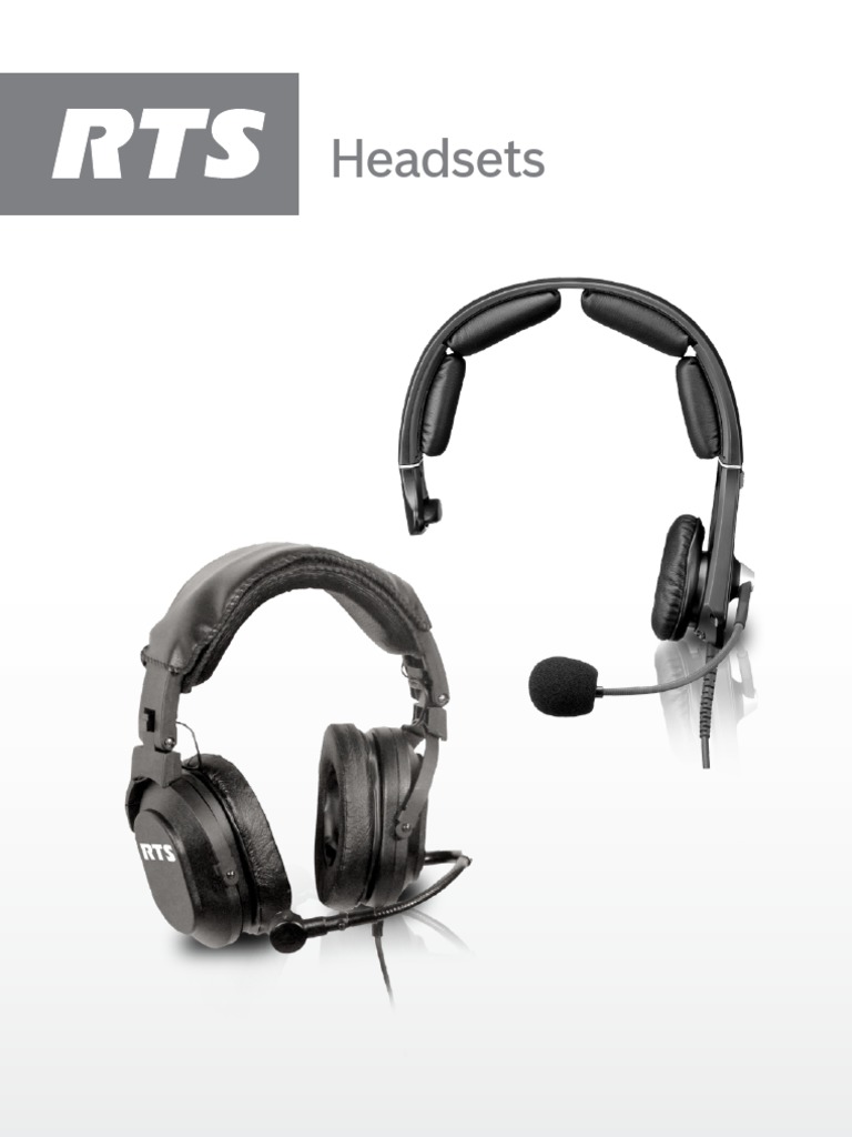 RTS Headsets 2015 - 01 - 19 | PDF | Headphones | Microphone