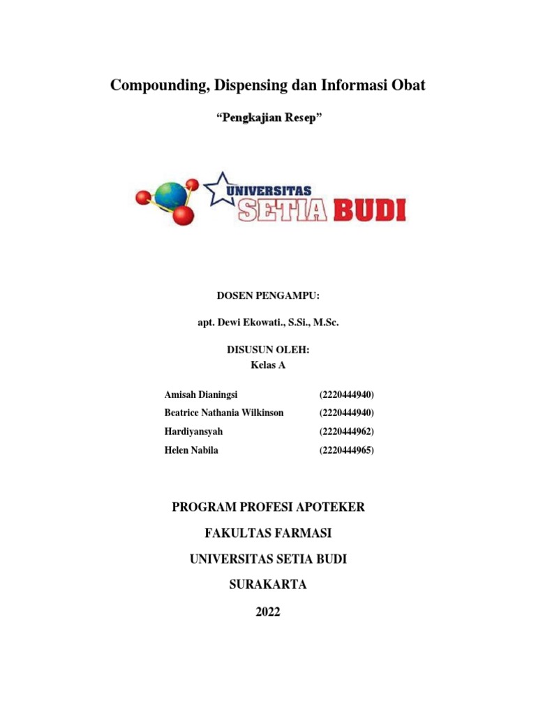 Cdio - Resep - Kelompok 5 Kelas A | PDF