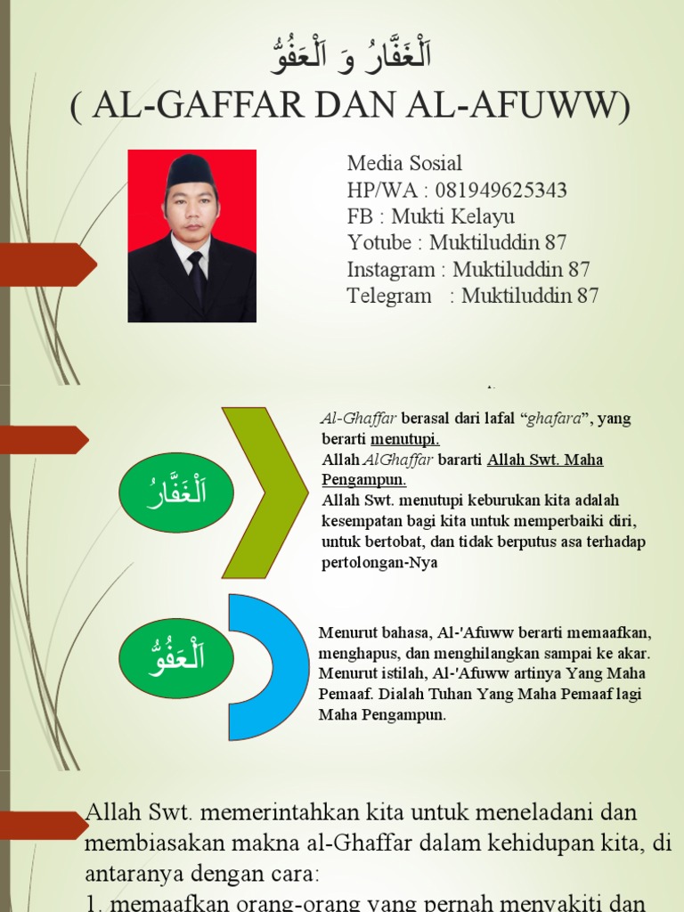 Makna Al-Ghaffar dan Al-'Afuww | PDF