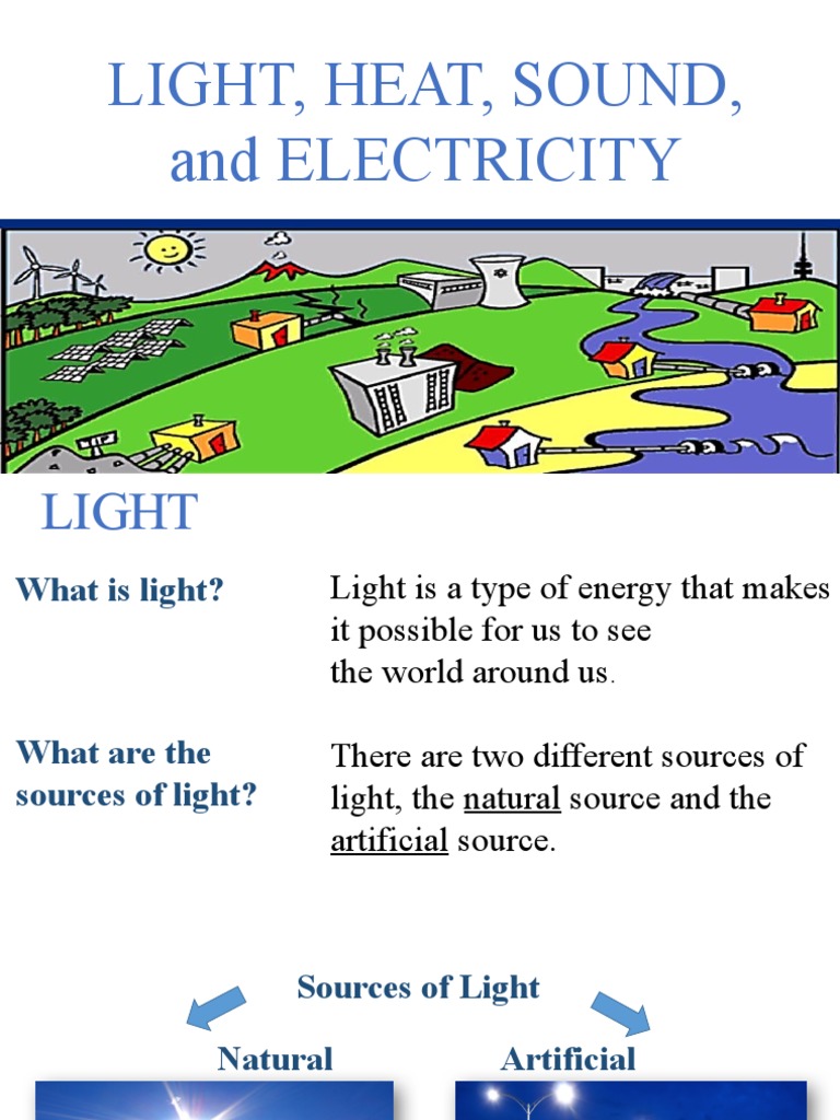 Light, Heat, Sound, and Electricity | PDF