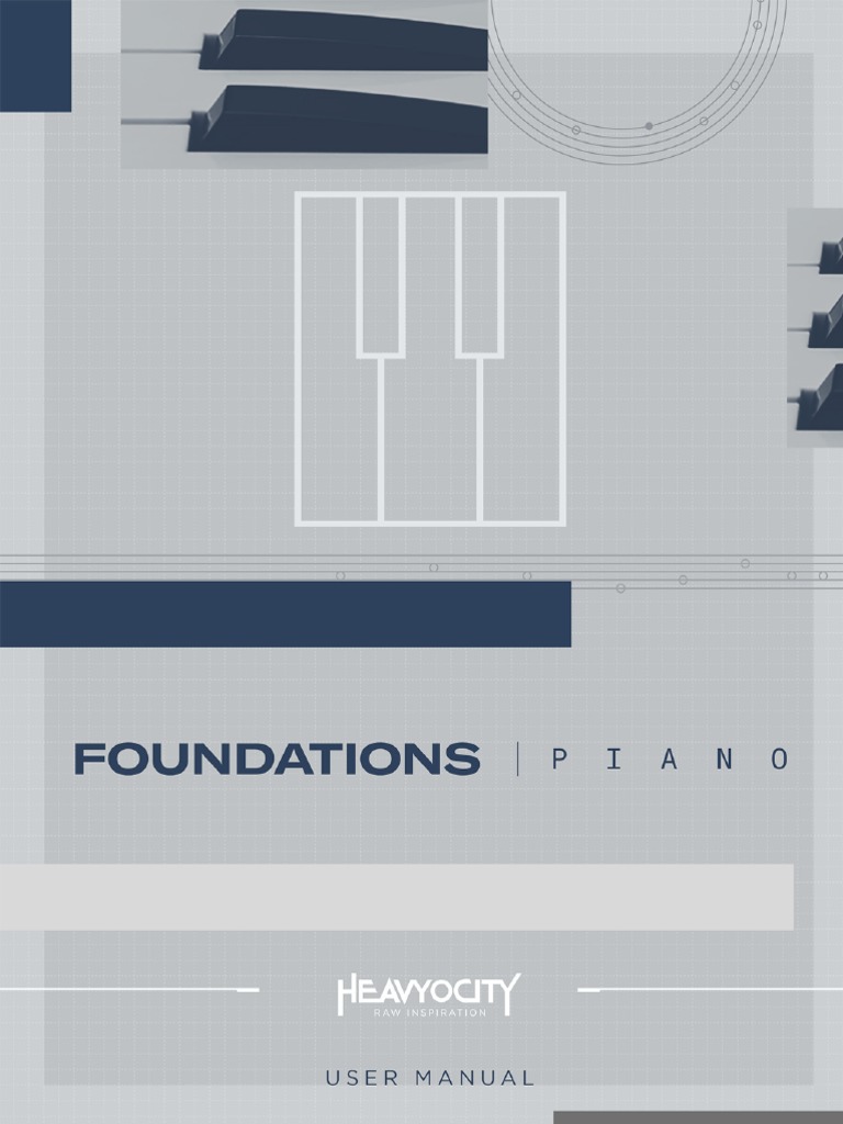 Foundations Piano Manual | PDF | Synthesizer | Computing