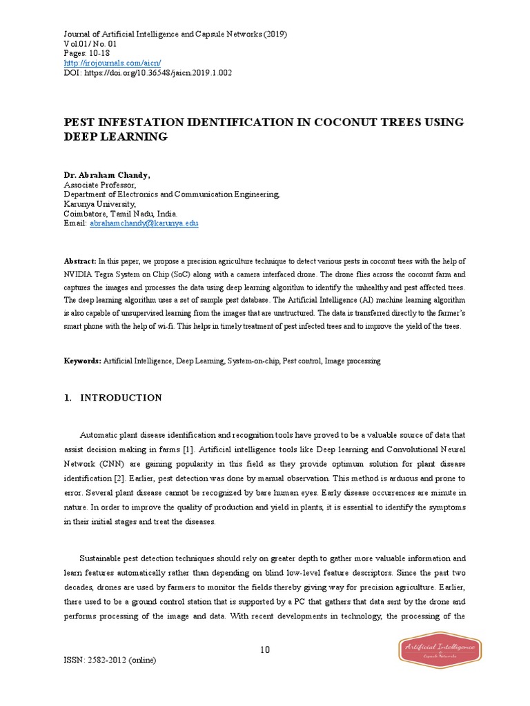 Pest Infestation Identification in Coconut Trees Using Deep Learning ...