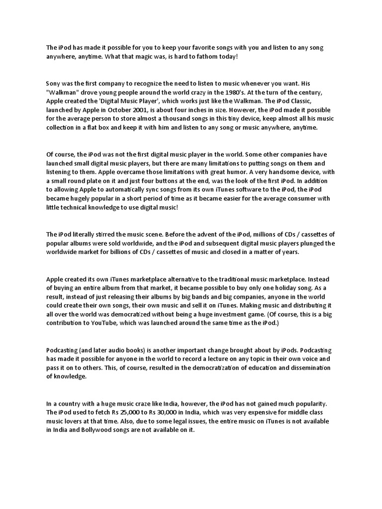 I Pod | PDF | I Pod | I Tunes