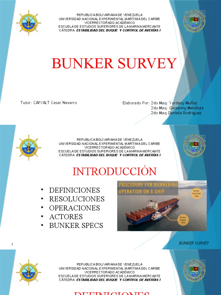 Bunker Survey | Descargar gratis PDF | Buques | Mar