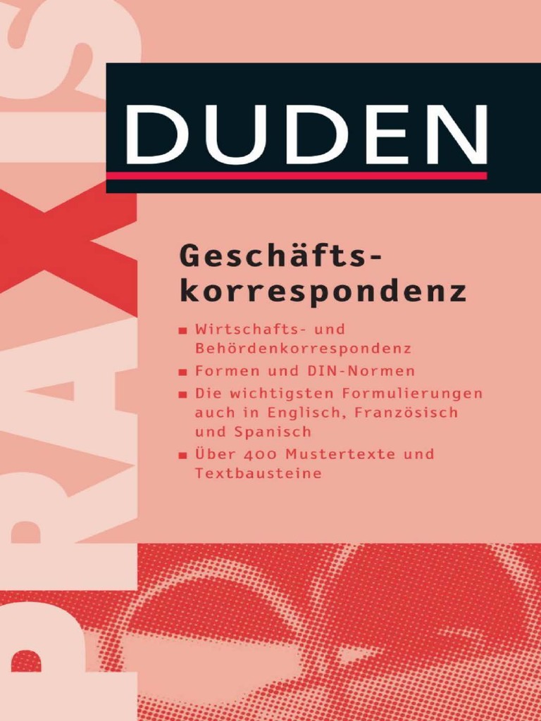 Dudenredaktion - Duden - Geschäftskorrespondenz-Duden Verlag (2011) | PDF