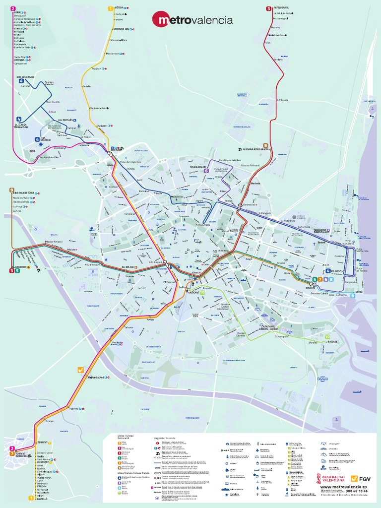 Plano-general-Metrovalencia_16Mayo2022 | PDF