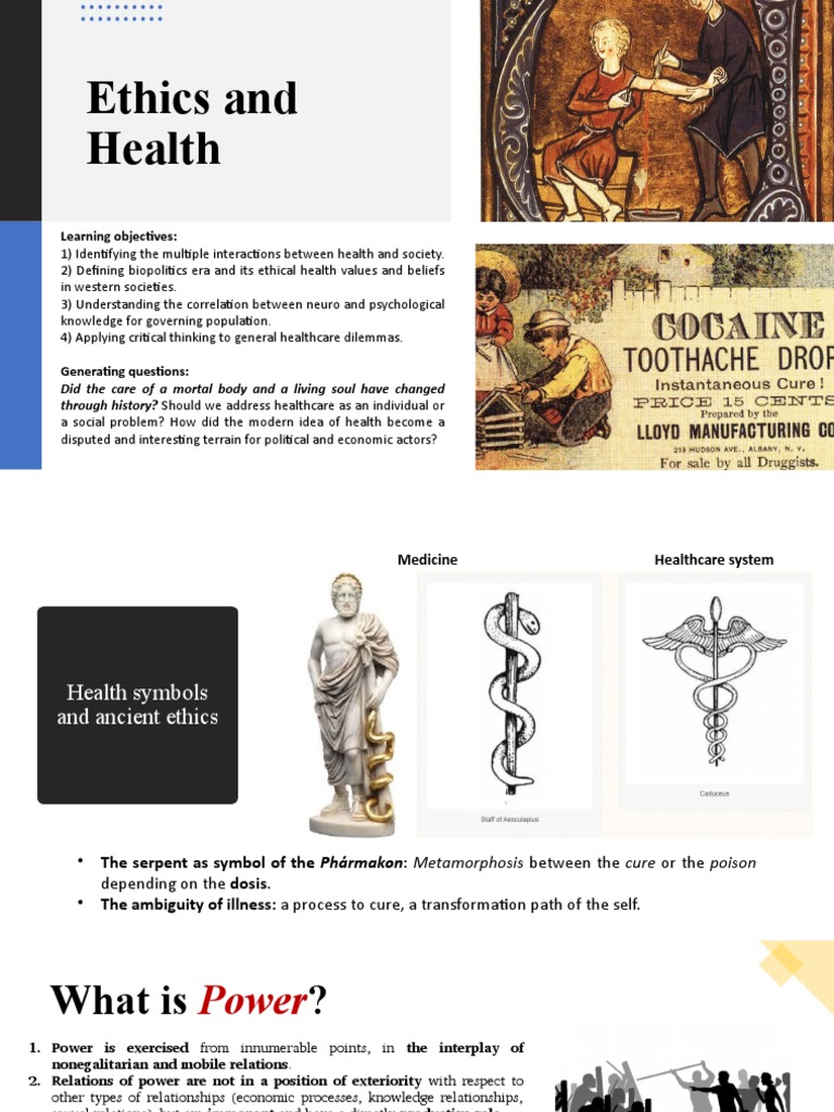 w04 Ethics and Health | PDF | Power (Social And Political) | Free Will