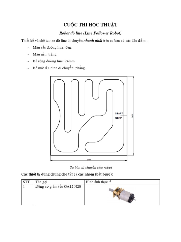 Cuoc Thi Robot Do Line | PDF