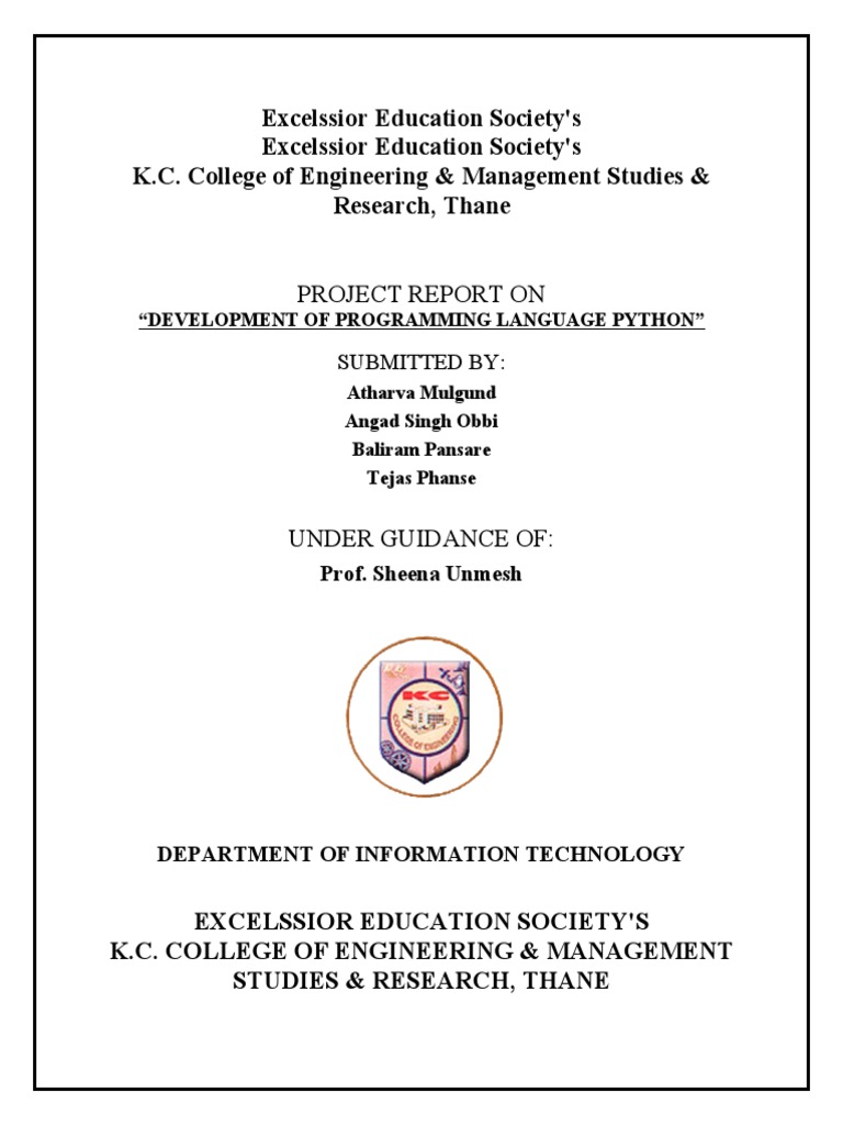 IEEE Project Report | PDF | Python (Programming Language) | Computer ... IEEE Project Report | PDF | Python (Programming Language) | Computer ...