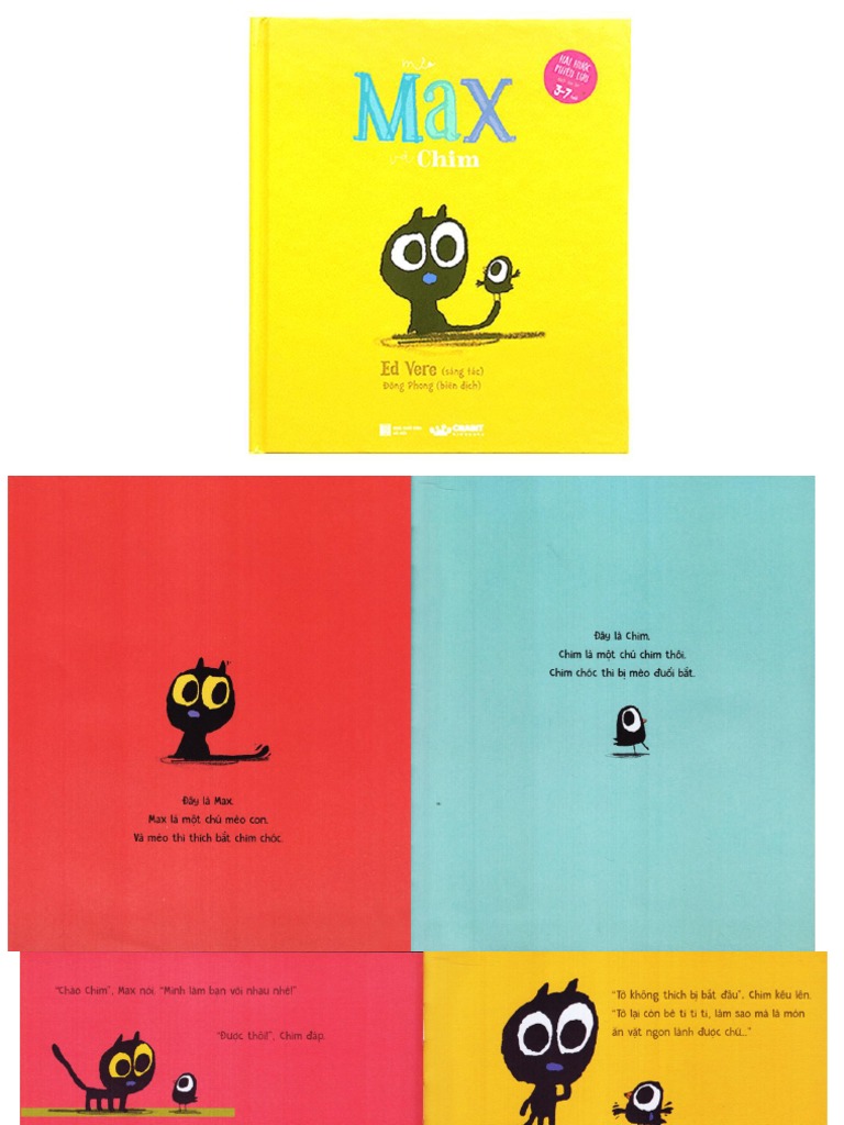 Sách Mèo Max và chim | PDF