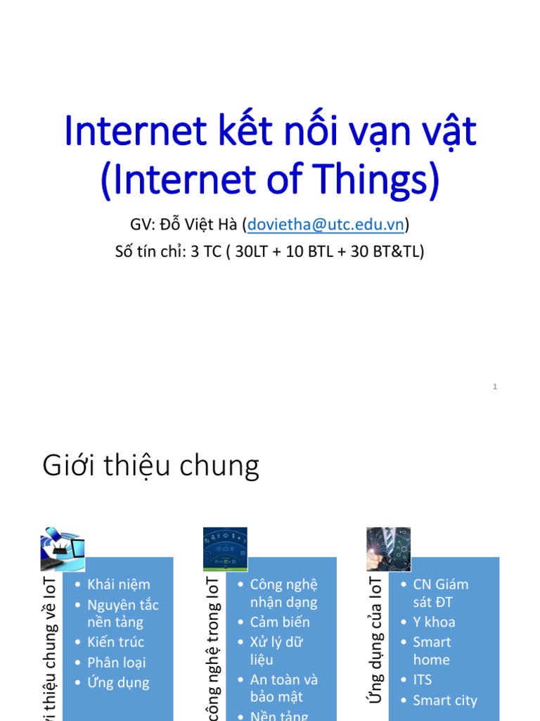 IoT - C2 - Công nghệ IoT - VN | PDF | Radio Frequency Identification | Computer Vision